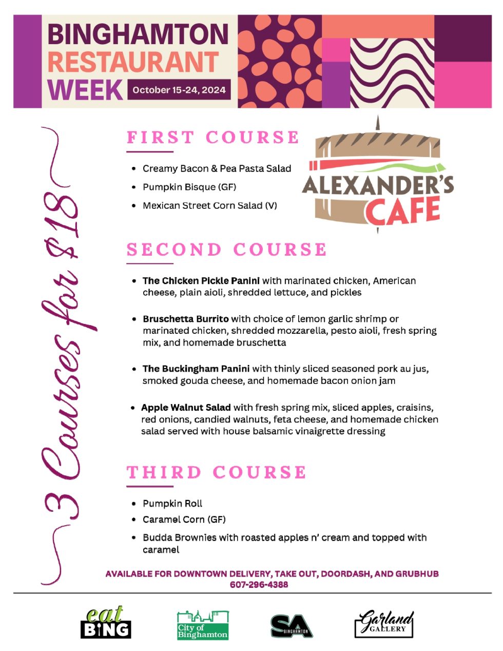 Restaurant Week Menus | eatBING | Celebrating the Food & Drink of ...