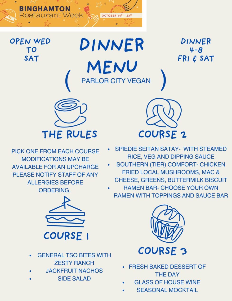 Restaurant Week Menus | eatBING | Celebrating the Food & Drink of ...