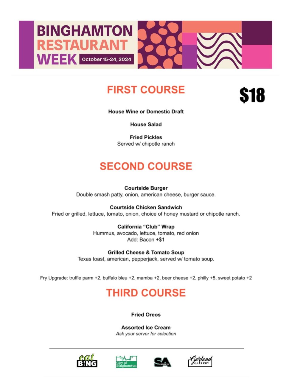 Restaurant Week Menus | eatBING | Celebrating the Food & Drink of ...